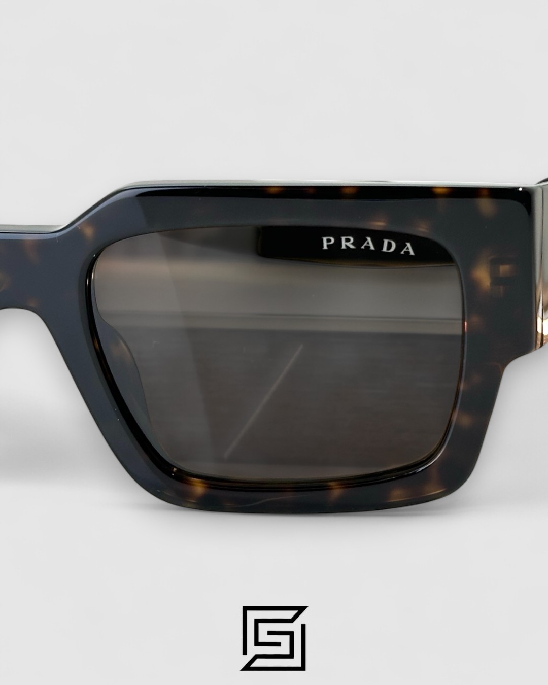 Prada SPR B17 Brown Lenses Tiger Brown Frame - Elswefy Stores