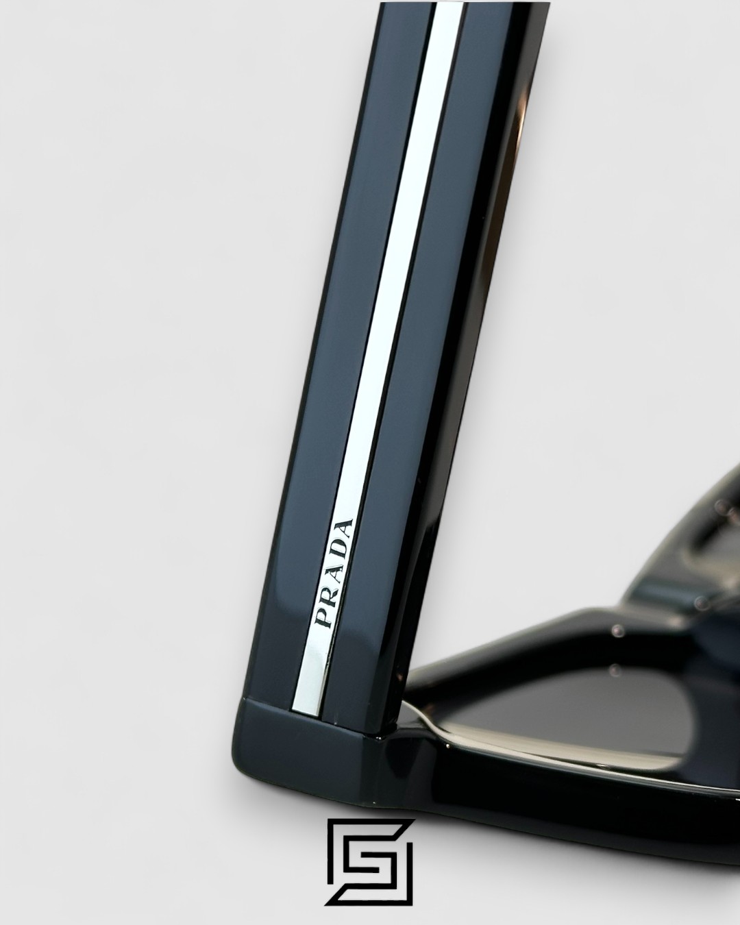 Prada SPR 17SF Black Lenses Black Frame - Elswefy Stores