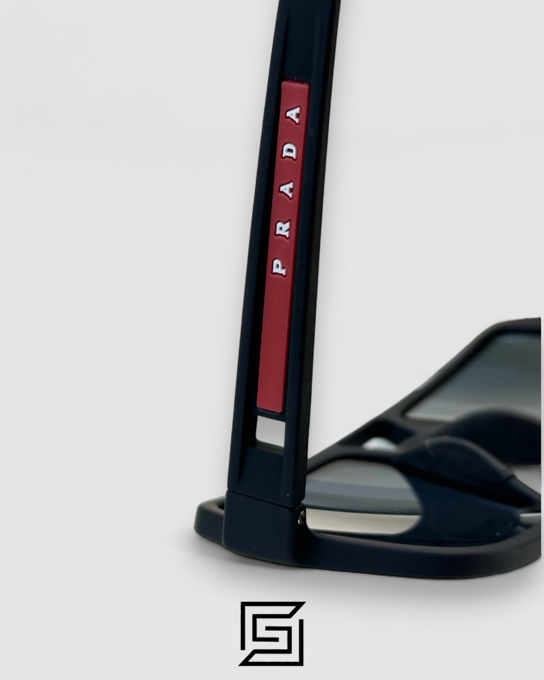 Prada SPS 01X Red Mirror Lenses Black Frame - Elswefy Stores