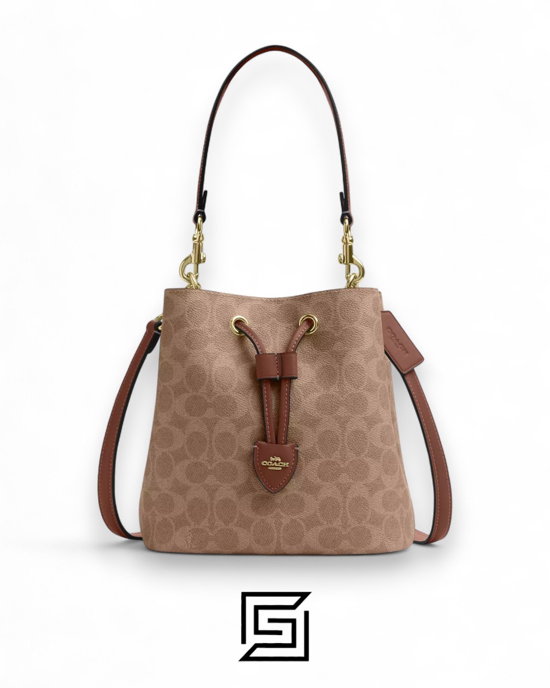 Coach Rowan Bucket Bag In Signature Canvas Brown – Style No. CBH07 ...