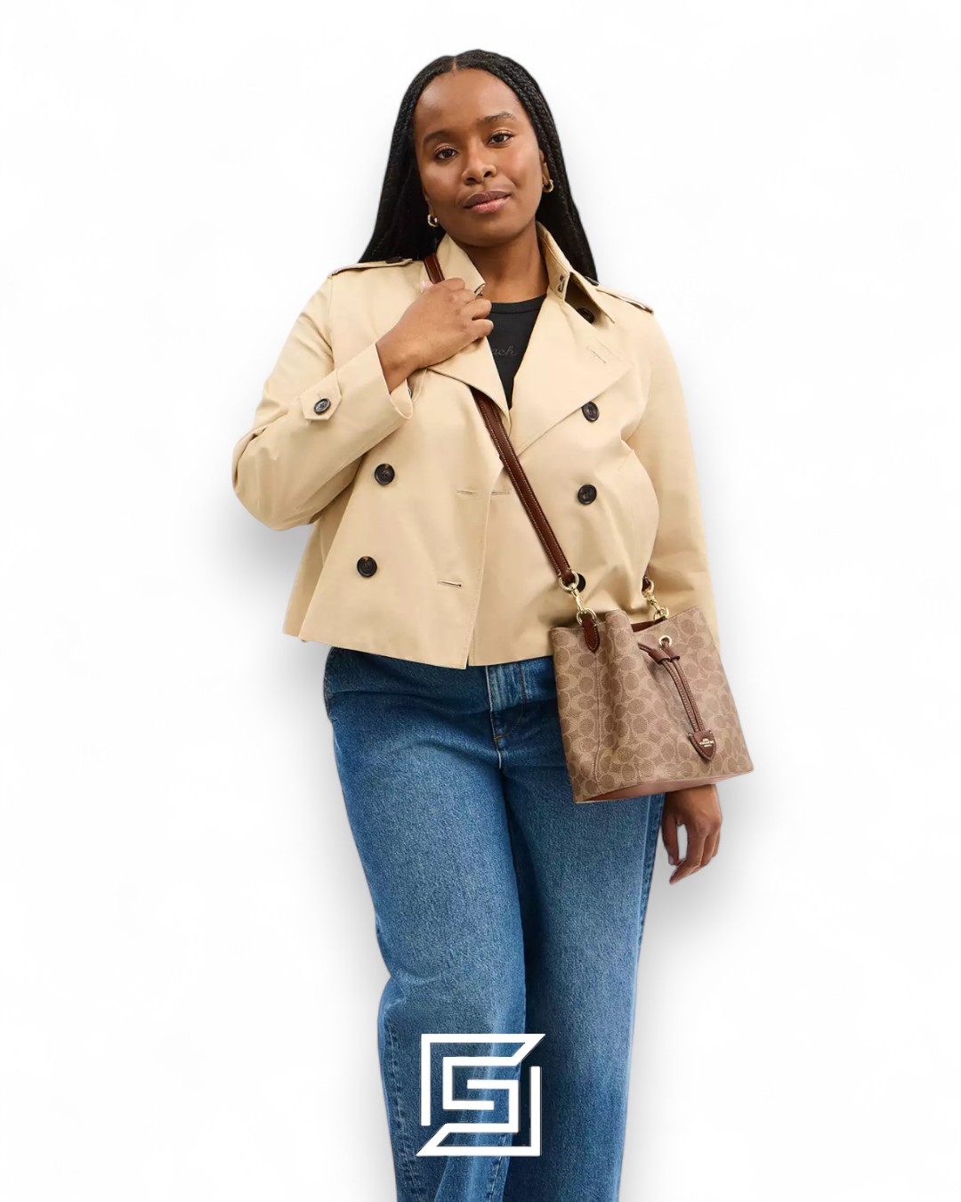 Coach Rowan Bucket Bag In Signature Canvas Brown – Style No. CBH07 ...