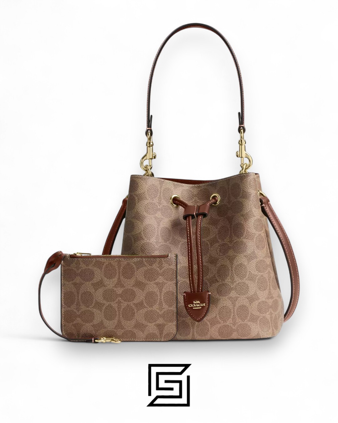Coach Rowan Bucket Bag In Signature Canvas Brown – Style No. CBH07 ...
